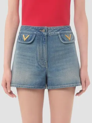 Valentino Garavani Denim Shorts