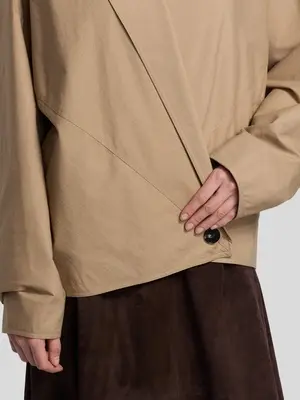 Co Wrap Tton-blend Jacket