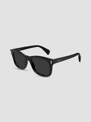 Alexander McQueen T-bar Rivet 52mm Square Sunglasses - Black