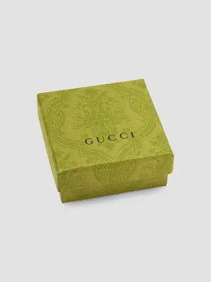 Gucci Heart Charm Sterling Bracelet
