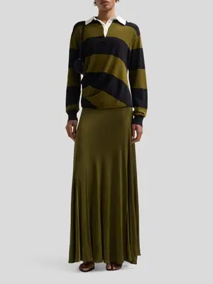Proenza Schouler Naia Satin Jersey Maxi Dress
