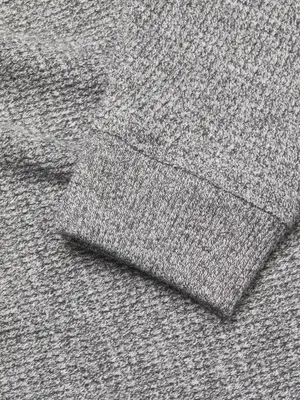 Vince Brushed Waffle-knit Hoodie