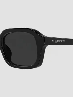 Alexander McQueen Spike 51mm Rectangle Sunglasses