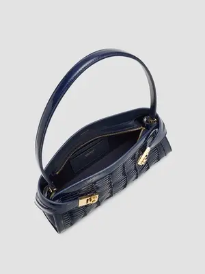 FERRAGAMO Hug Whispers Patent Leather East-west Shoulder Bag