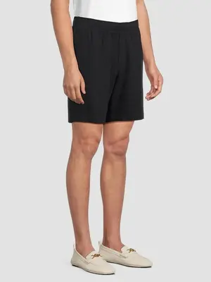 Vince Striped Seersucker Knit Shorts