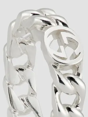 Gucci Interlocking Gg Sterling Ring