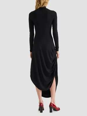 Proenza Schouler White Label Imogen Ruched Stretch-jersey Midi Dress