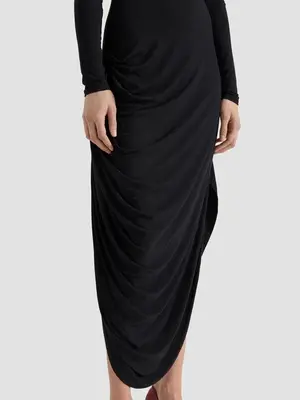 Proenza Schouler White Label Imogen Ruched Stretch-jersey Midi Dress