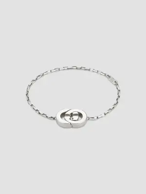 Gucci Interlocking Sterling Bracelet - Silver