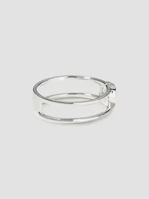 Gucci Interlocking-g Sterling Open Ring