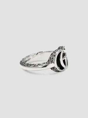 Gucci Gg Marmont Key Sterling Ring