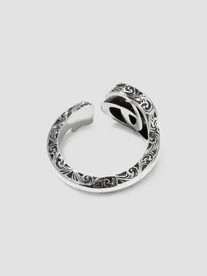 Gucci Gg Marmont Key Sterling Ring