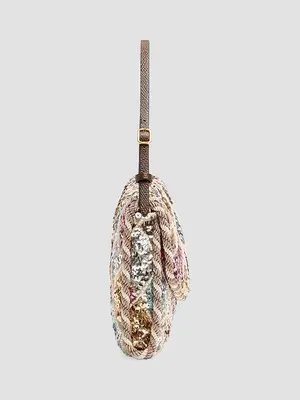 Valentino Garavani Vain Soft Small Top Handle Bag With Rhombelle Embroidery