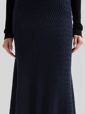 Proenza Schouler White Label Magnolia Cable-knit Midi Skirt