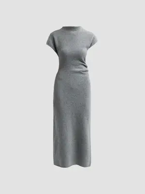 Proenza Schouler Abie Donegal-knit Wool Midi Dress