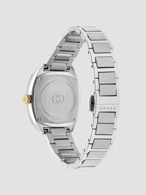 Gucci Interlocking Two-tone Stainless Steel & 0.04 Tcw Diamond Bracelet Watch/29mm