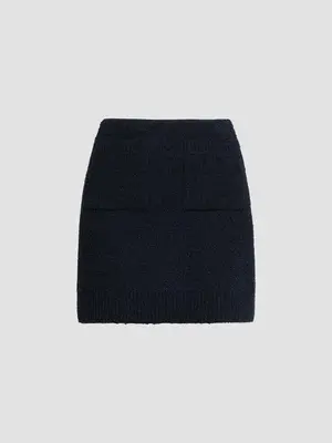 Bottega Veneta Bouclé Knit Miniskirt