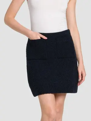 Bottega Veneta Bouclé Knit Miniskirt