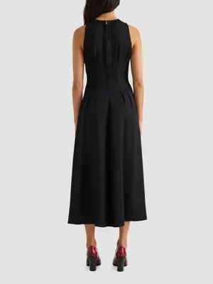 Proenza Schouler White Label Bronwyn Pleated Midi Dress