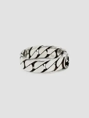 Gucci Interlocking-g Sterling Fixed Chain Ring