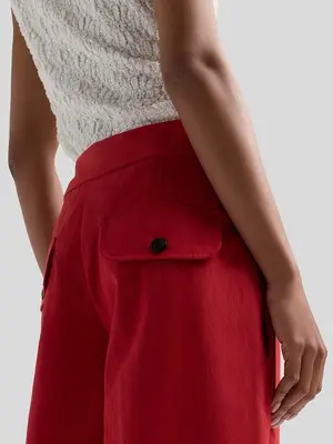 Proenza Schouler White Label Talla Cotton-blend Wide-leg Pants