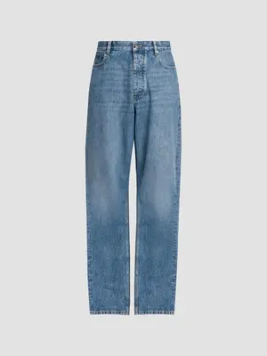Bottega Veneta Vintage Indigo Wash Wide-leg Jeans - Mid Blue