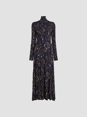 Proenza Schouler White Label Mabel Jersey Maxi Dress - Malbec Multi