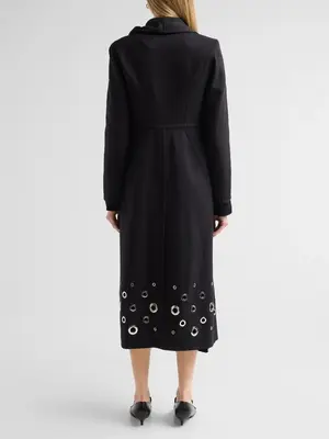 Proenza Schouler Alix Compact Melton Wool Coat
