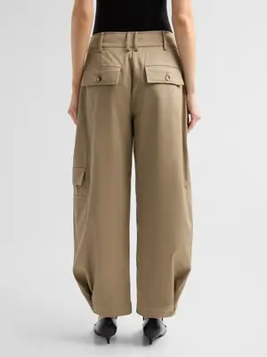 Proenza Schouler White Label Talla Cotton Twill Pants