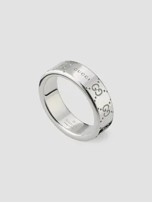 Gucci Signature Sterling Ring - Silver