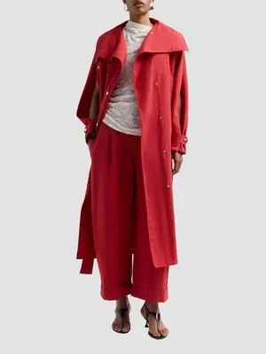 Proenza Schouler White Label Corey Cotton-blend Trench Coat