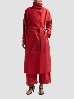 Proenza Schouler White Label Corey Cotton-blend Trench Coat