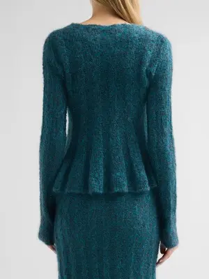 Proenza Schouler Joelle Looped Mohair-blend Top