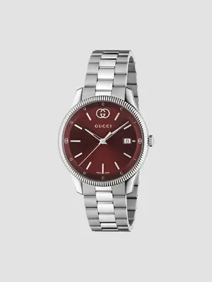 Gucci G-timeless Stainless Steel Bracelet Watch/38mm - Red