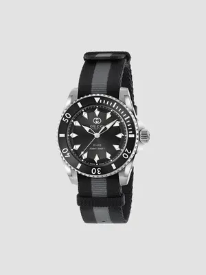 Gucci Dive Stainless Steel & Ceramic Watch/38mm - Black