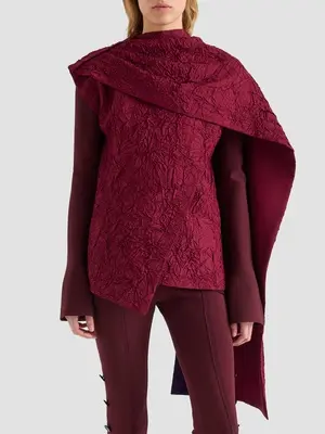 Proenza Schouler Lina Crushed Silk Top