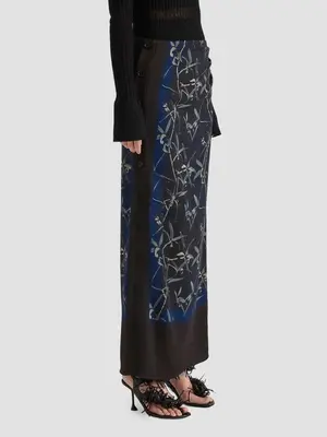 Proenza Schouler Anais Printed Maxi Skirt