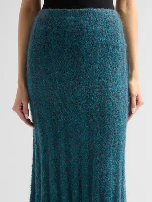 Proenza Schouler Joelle Looped Mohair-blend Midi Skirt