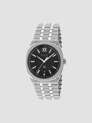 Gucci 25h Lg40 Bracelet Watch - Black
