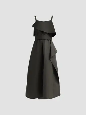 Proenza Schouler White Label Reign Cotton-blend Midi Dress