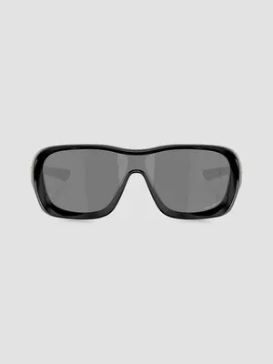 Oakley Players De La Salle 130mm Rectangular Shield Sunglasses - Black