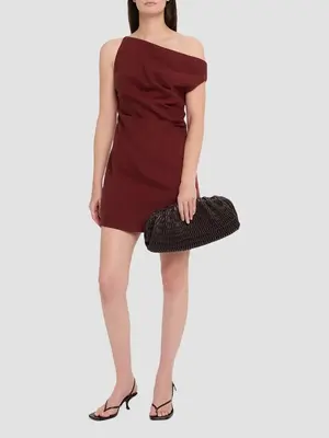 A.L.C. Faye Faux-leather Clutch - Ganache
