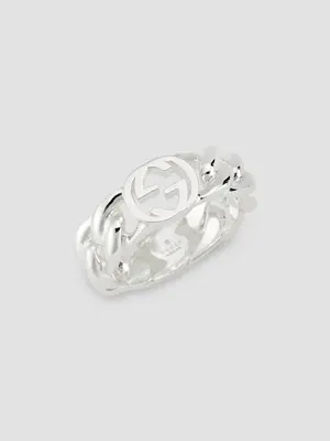 Gucci 7mm Interlocking Ring