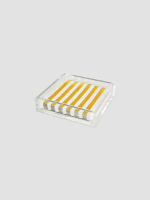 TIZO Lucite Luncheon Napkin Tray - Clear