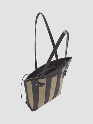 Proenza Schouler North South Days Striped Canvas Tote Bag