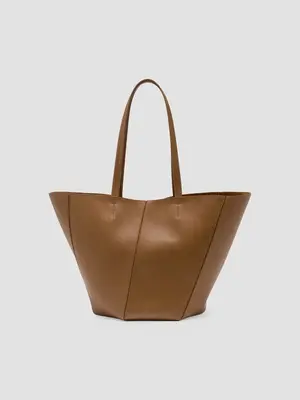 Proenza Schouler Hex Leather Tote Bag - Walnut