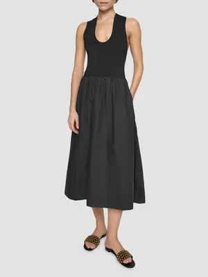 Rebecca Minkoff Belle Combo Tank Midi-dress