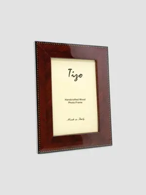 TIZO Inlaid Wood Braid Border Frame