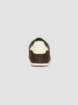 Veronica Beard Natalia Suede Low-top Sneakers - Espresso