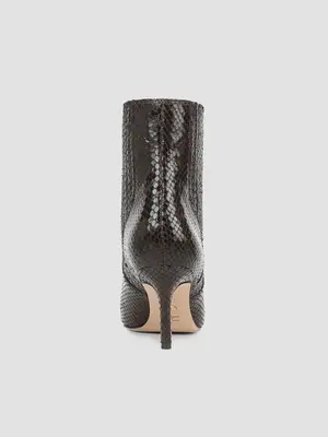 Veronica Beard Lisa 70mm Snake-embossed Leather Ankle Boots